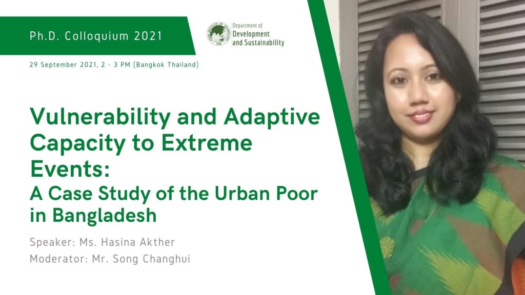 PhD Colloquium - Department of Development and Sustainability