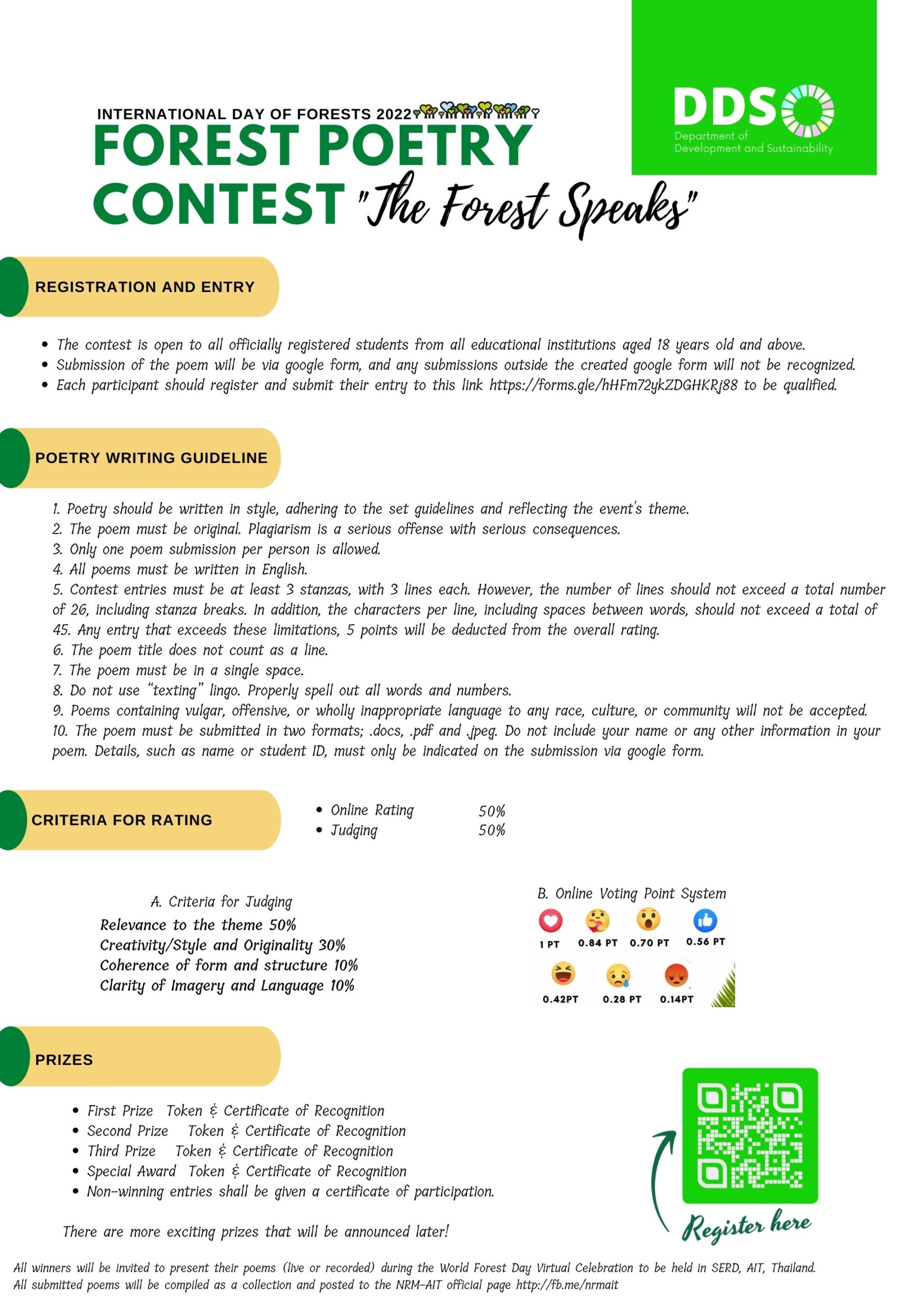 Forest Poetry Contest in Celebration of the International Day of the ...