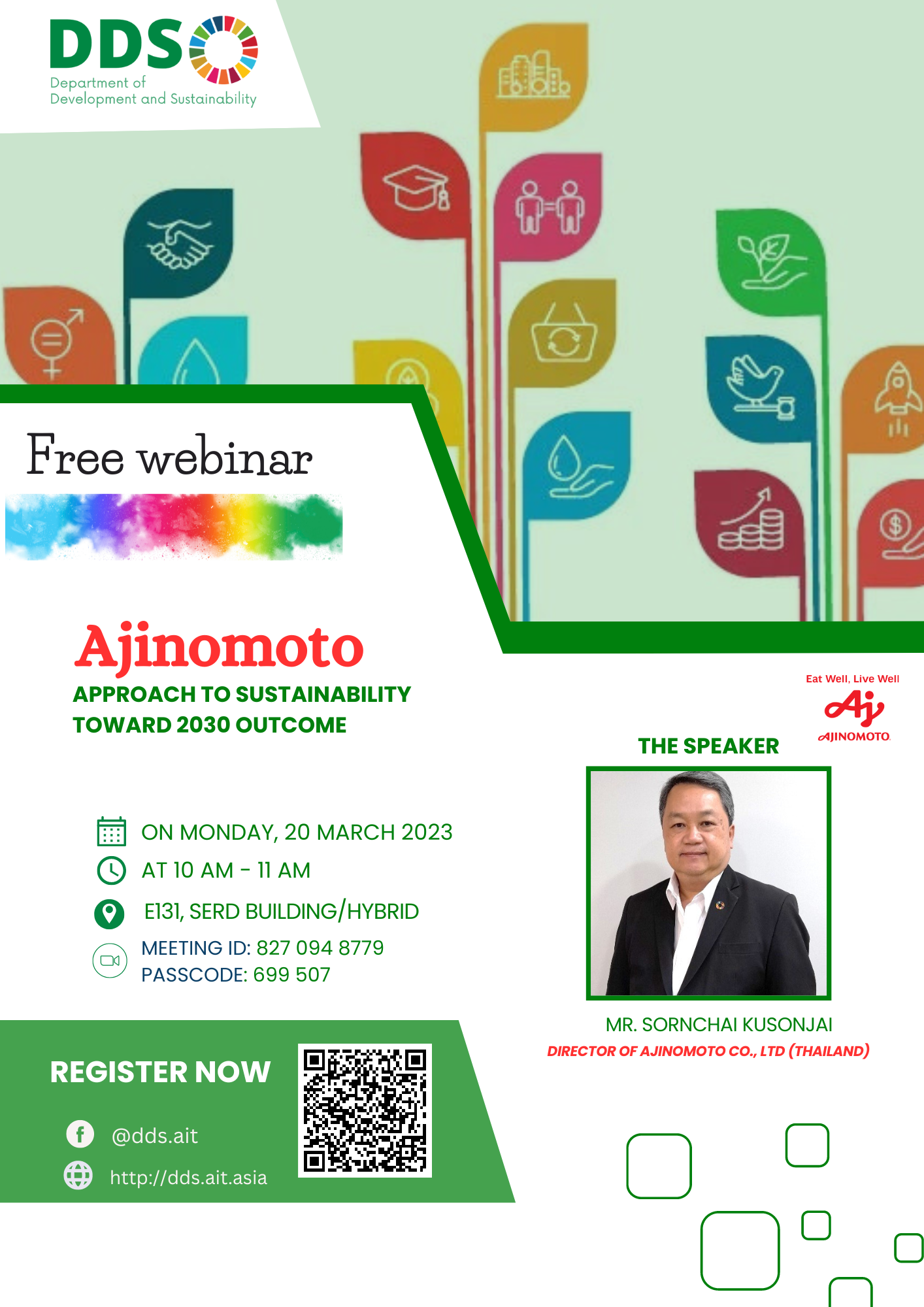 Special Lecture: Ajinomoto approach to sustainability toward 2023 ...